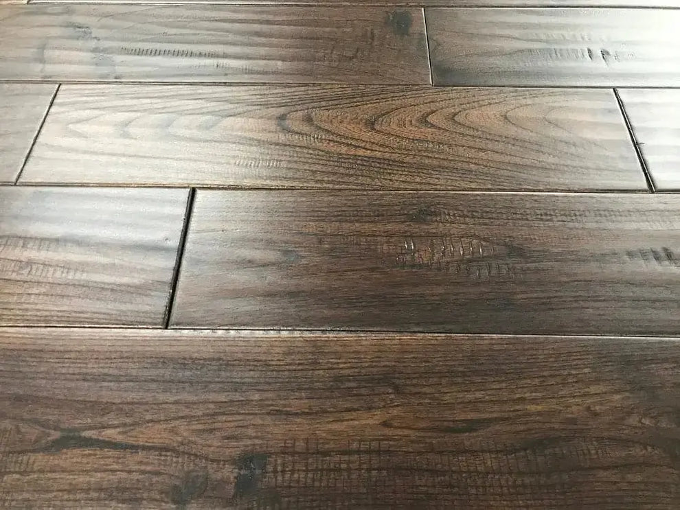 Hand Scraped Oak Calhoun Solid Hardwood Flooring | WeShipFloors